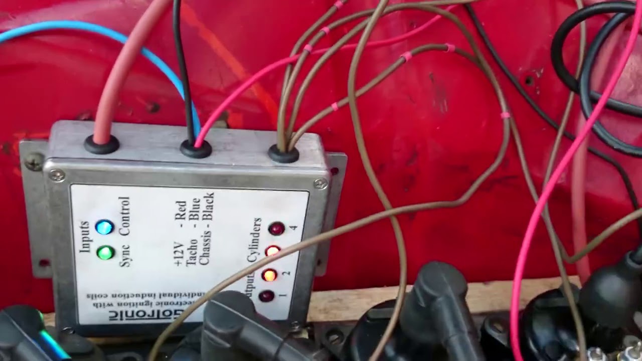 Aprindere Gotronic cu 4 bobine Dacia 1300 - YouTube