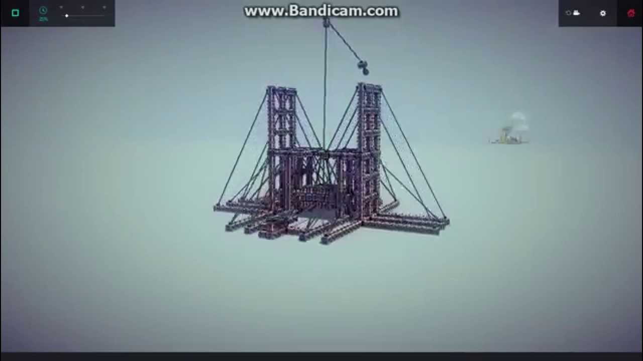 Besiege Trebuchet of Destruction and Explosions - YouTube