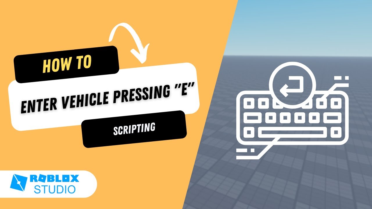 How to Enter a Vehicle When Pressing a Button in Roblox Studio - YouTube