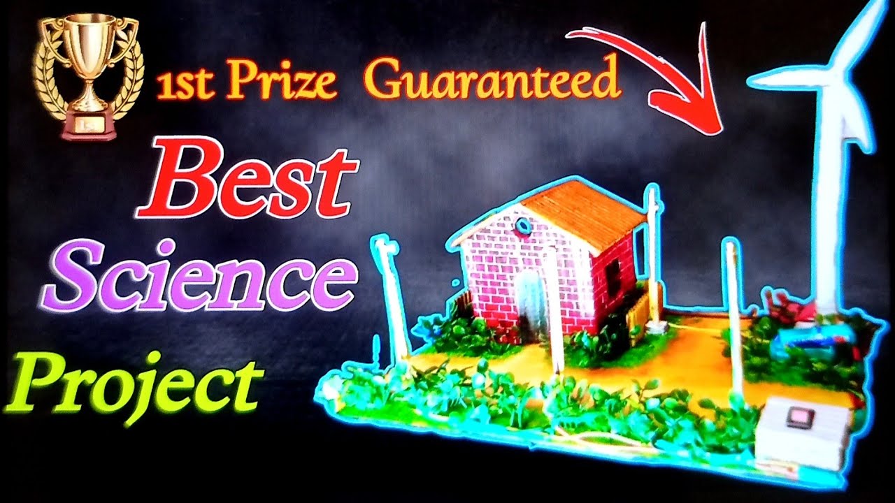 How To Make 1st Prize Winning Project For School || 🏆🔥 #windmill #power ...