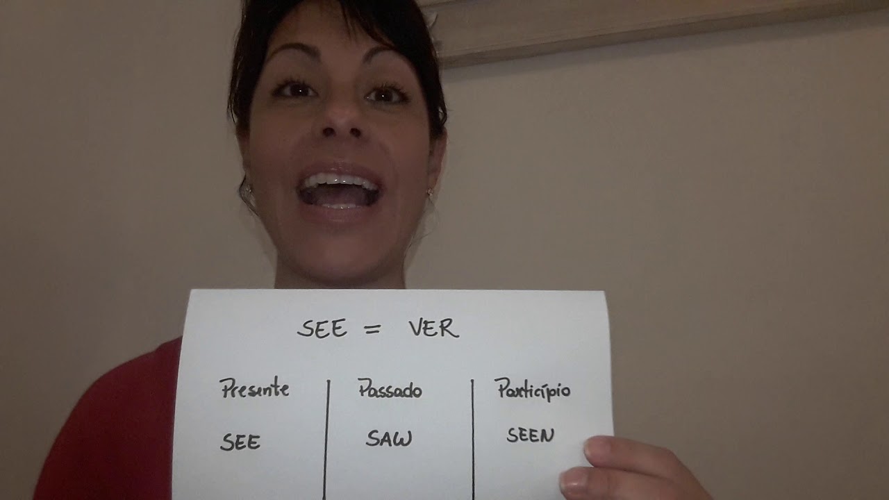 Inglês para Terceira Idade: Verbo see - Formas verbais - YouTube