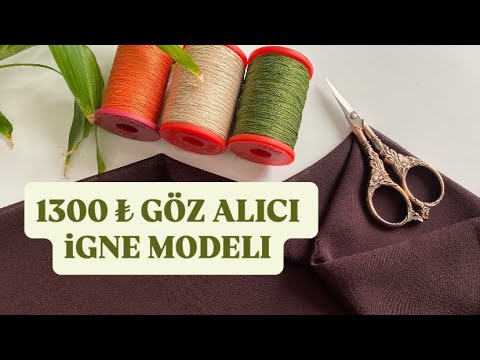 829.YENI SEZON SADE AMA GÖZ ALICI! YENI TURUNCU ÇIÇEKLI IGNE OYASI MODELI 2026