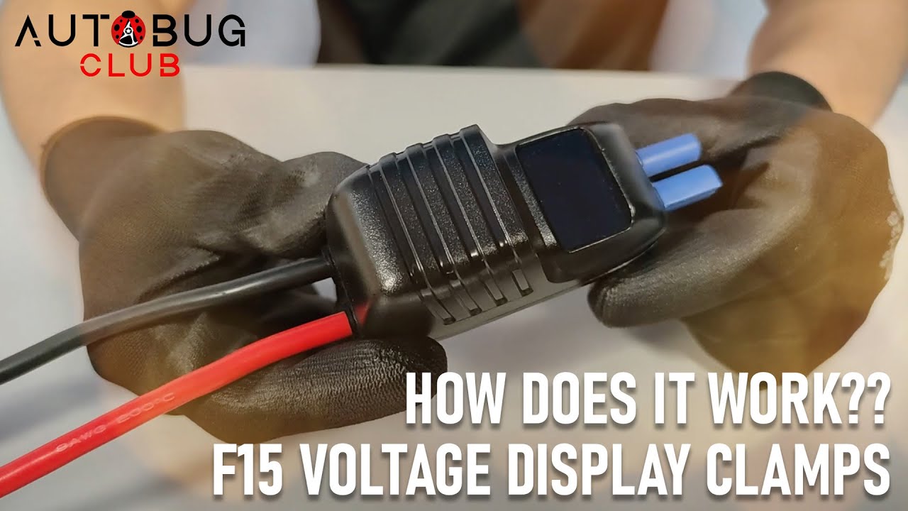 F15 Jumpstarter Smart Clamps Function (with Voltage Display Screen ...