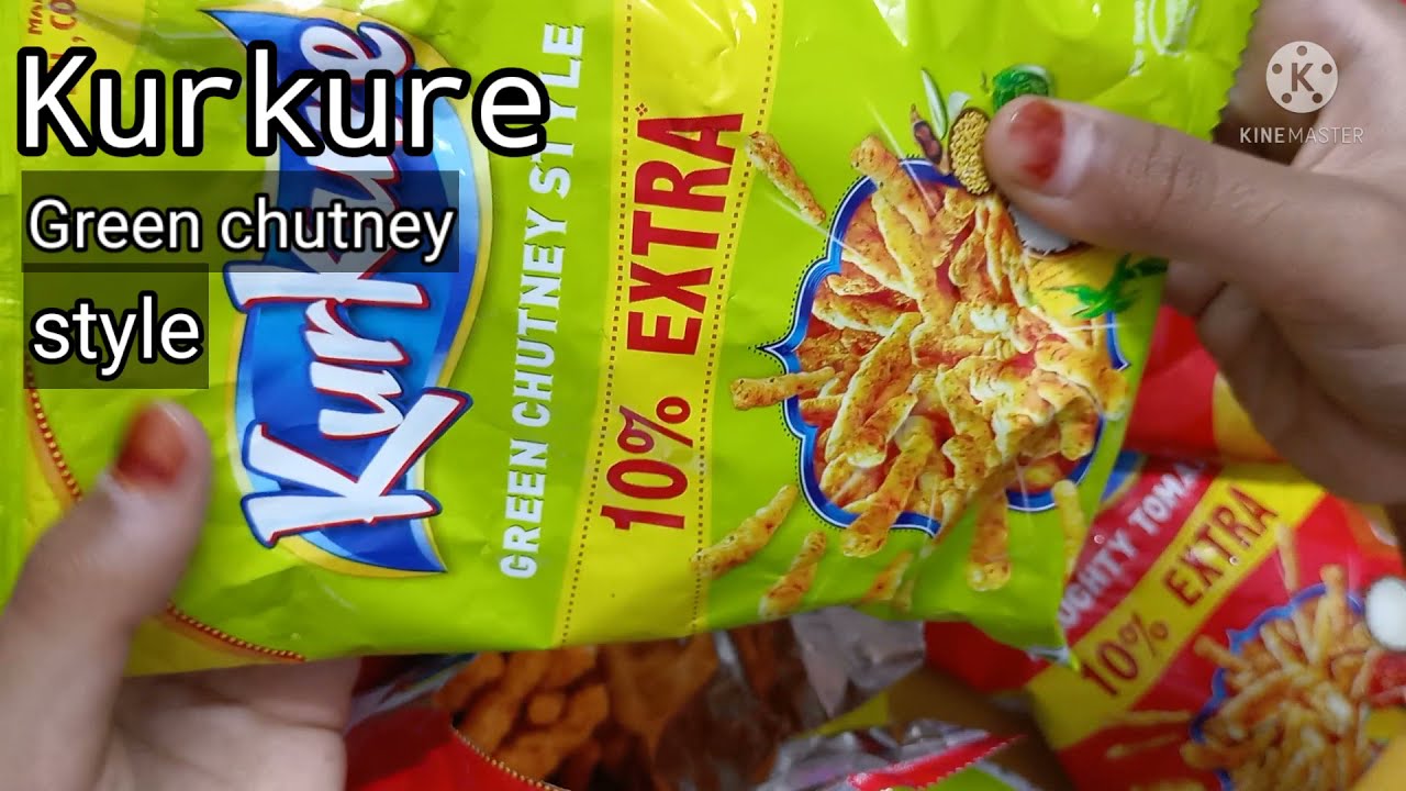 Kurkure green chutney style| Unpacking |10 rupees pack | ASMR ...
