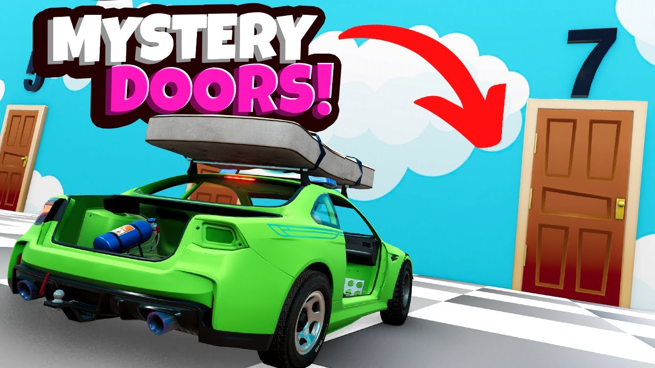MYSTERY DOORS But It's With RANDOM PARTS of SADNESS in BeamNG Drive ...