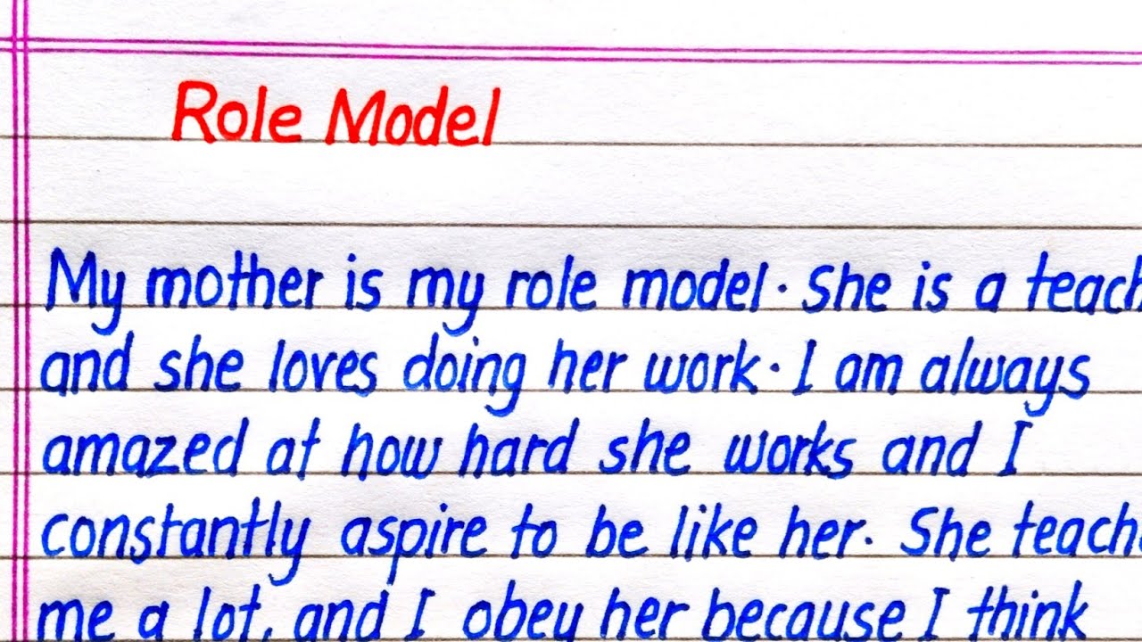 Role Model Essay in English || Essay on Role Model in English - YouTube