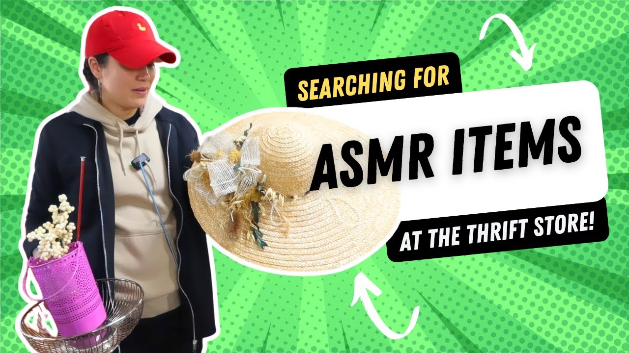 Searching for ASMR items at a Thrift Store! - YouTube