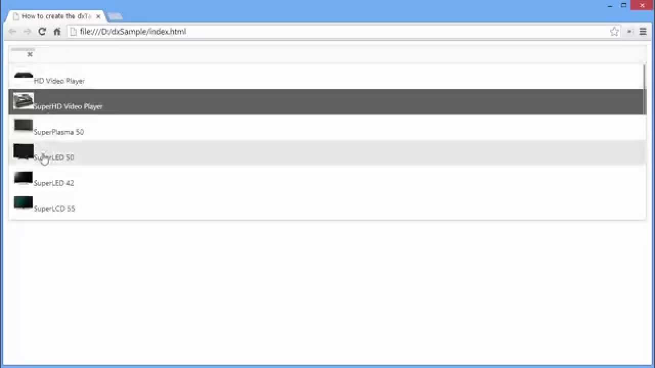 DevExpress DevExtreme: HTML5 Tag Box - YouTube
