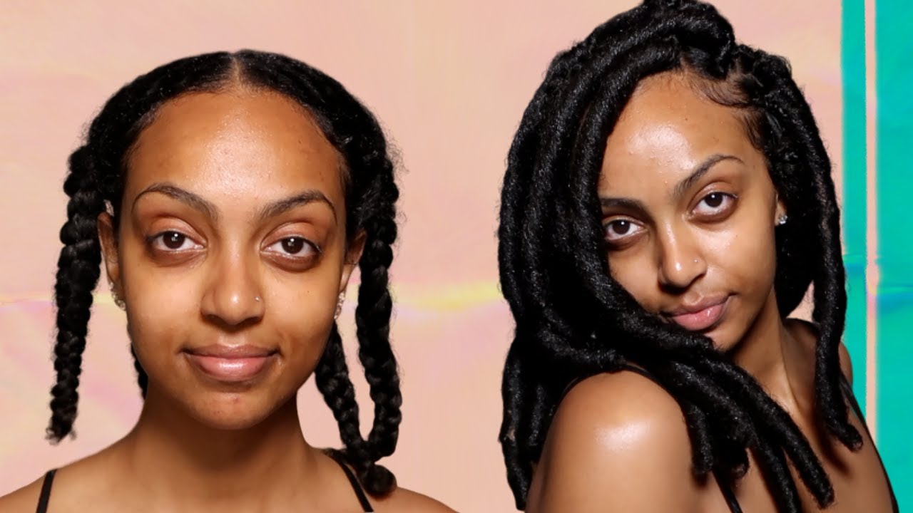 Easy Jumbo Faux Loc Tutorial w/ Janet Collection - YouTube