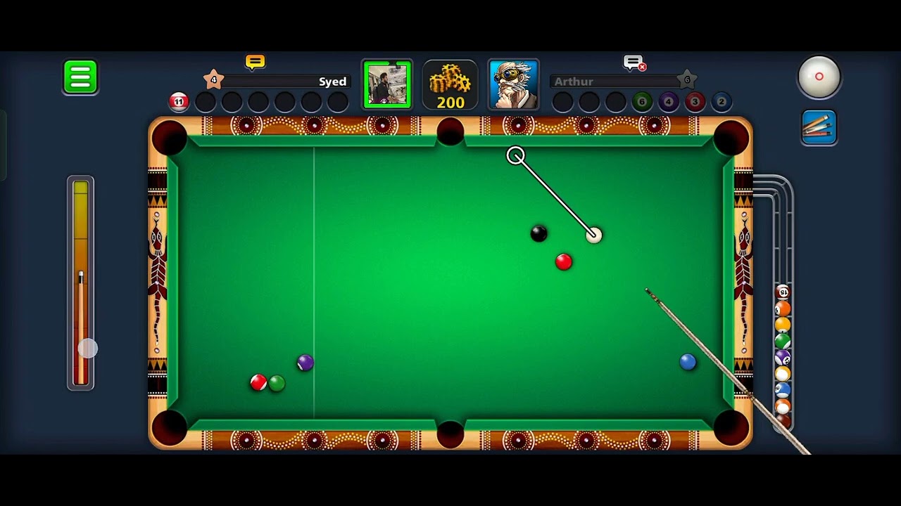 The interesting strike 8 Ball Pool - YouTube