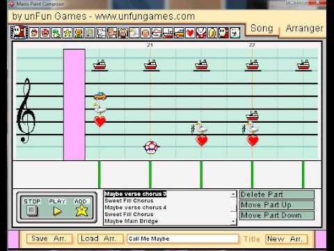 Call Me Maybe - Carly Rae Jepsen - Mario Paint Composer - YouTube