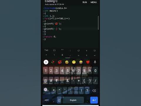 Pettern in C program Print heart - YouTube
