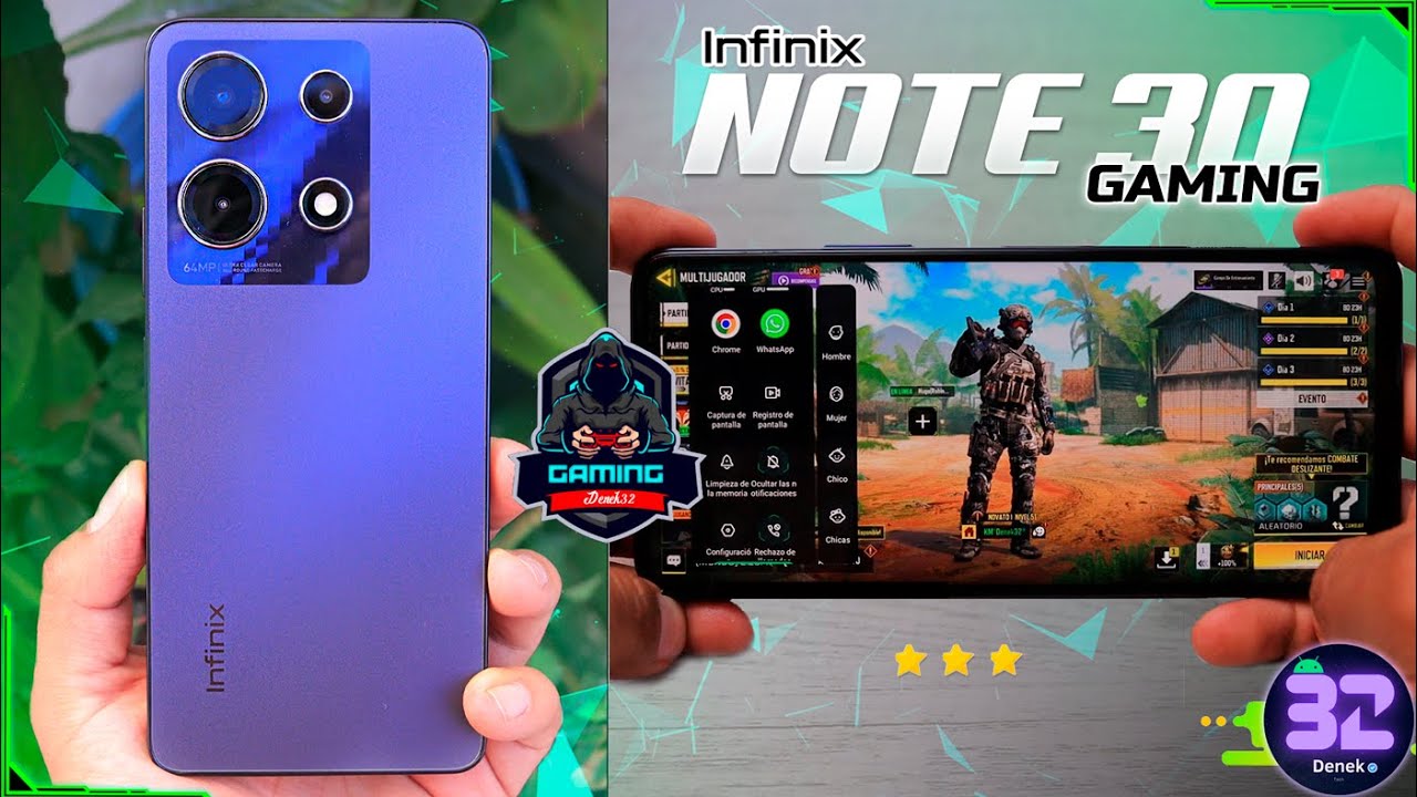 Probamos la POTENCIA del INFINIX NOTE 30 | Gaming Test - YouTube