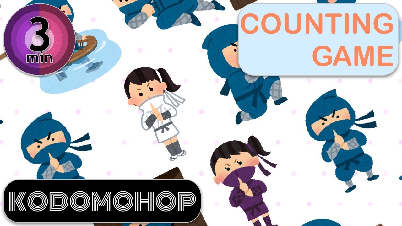 Counting Game | Count images that look like a female ninja in winter ...