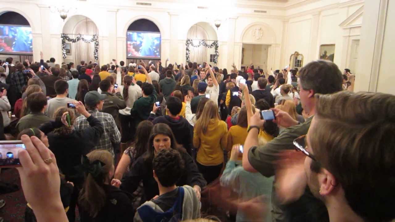 RG3 Baylor Heisman Reaction - Heisman Watch Party @ Baylor University ...