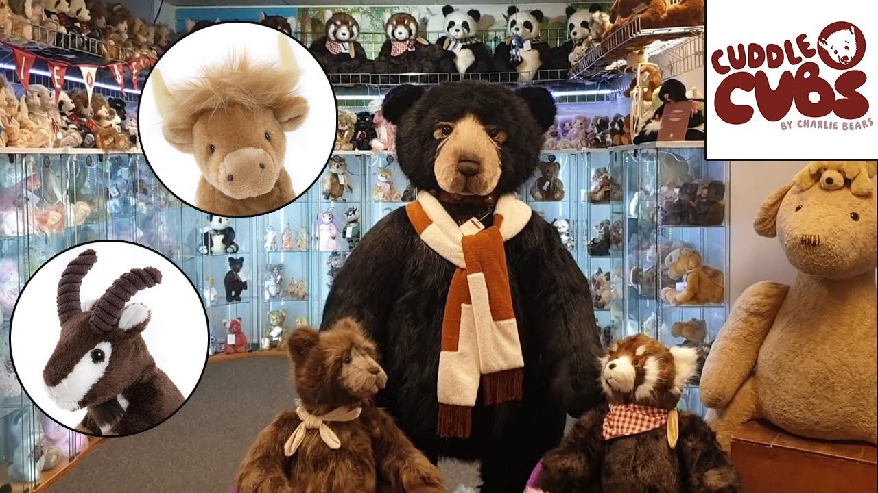 Charlie Bears new Cuddle Cubs in the fur - YouTube