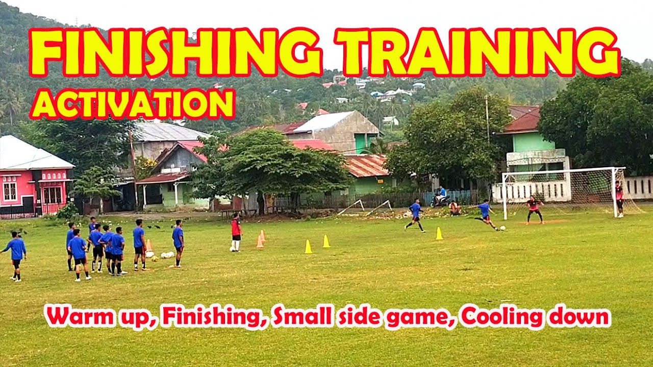 Finishing training + activation utk pemain sepakbola - YouTube
