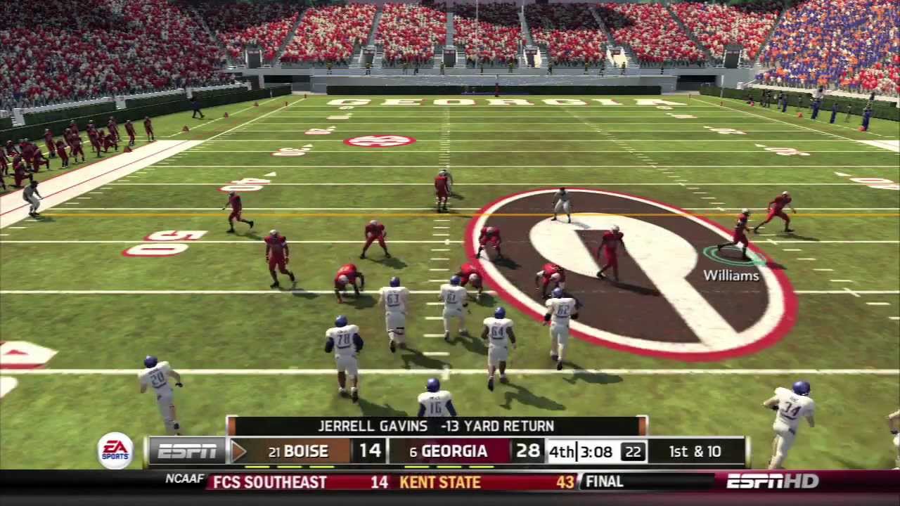 NCAA Football 13 Georgia Dawgs Dynasty (Week 1 vs. Boise State Broncos ...
