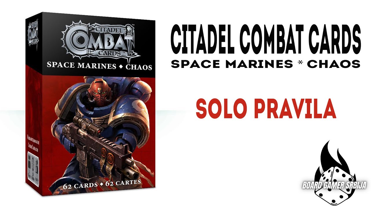 Citadel Combat Cards - Solo pravila (Warhammer 40K kartaška igra) - YouTube