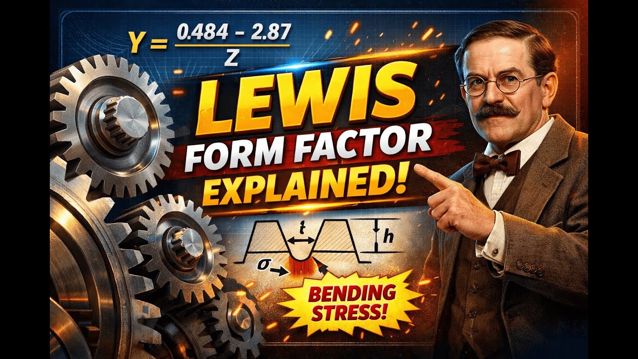 Lewis Form Factor Explained | Gear Tooth Strength Made Easy| Mechanical ...