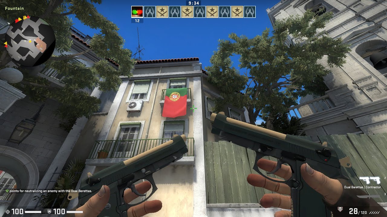 CSGO Dual Berettas Contractor Minimal Wear - YouTube