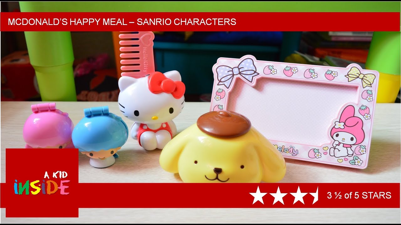 McDonald's Happy Meal - Sanrio Characters Unboxing Video - YouTube