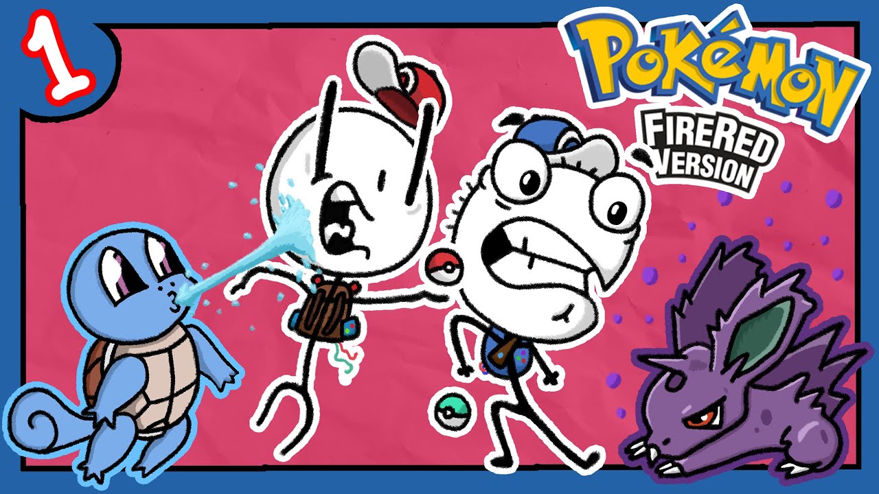 Kachiga & Squeeflips in POKÉMON FIRE RED: HARD MODE {1} - YouTube