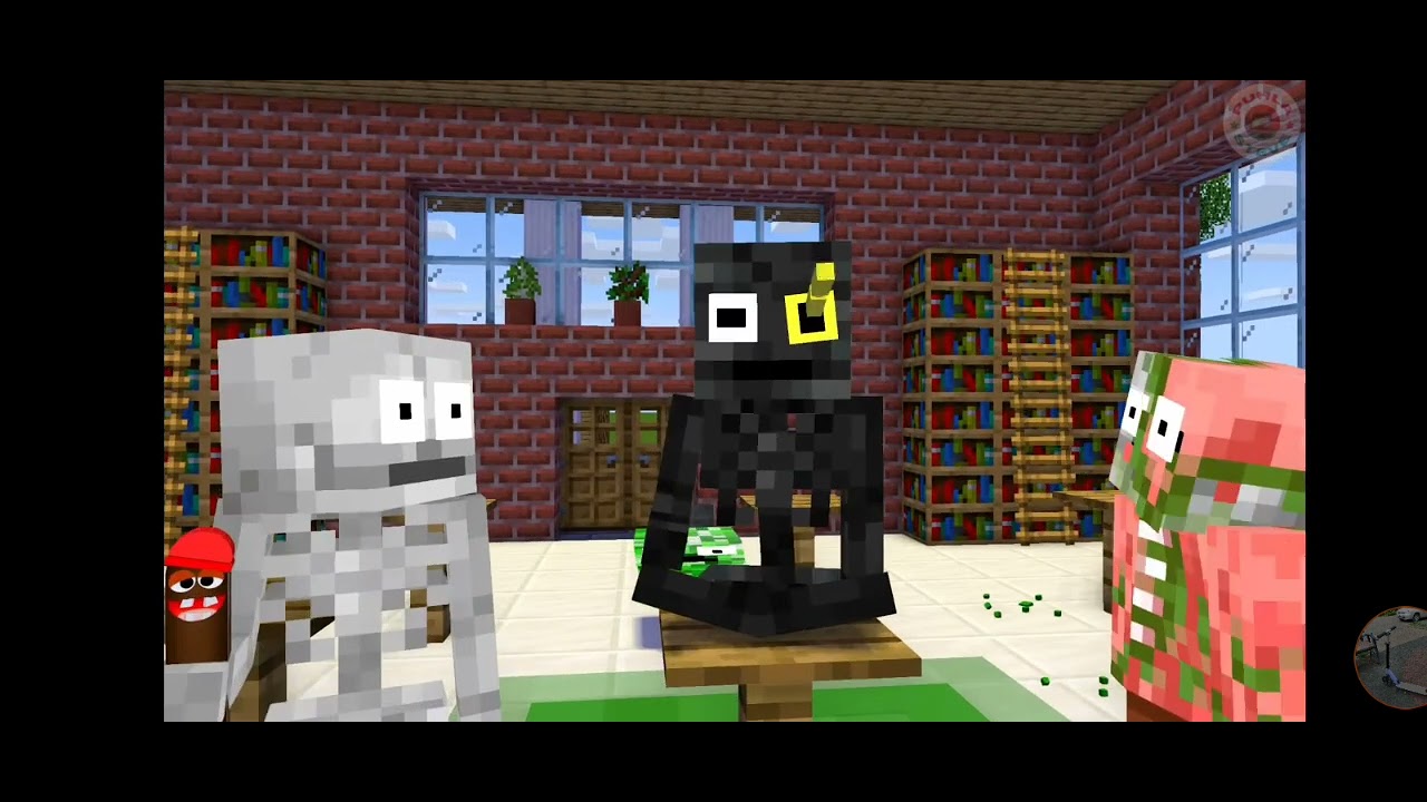 Minecraft skeleton Poop 2часть - YouTube