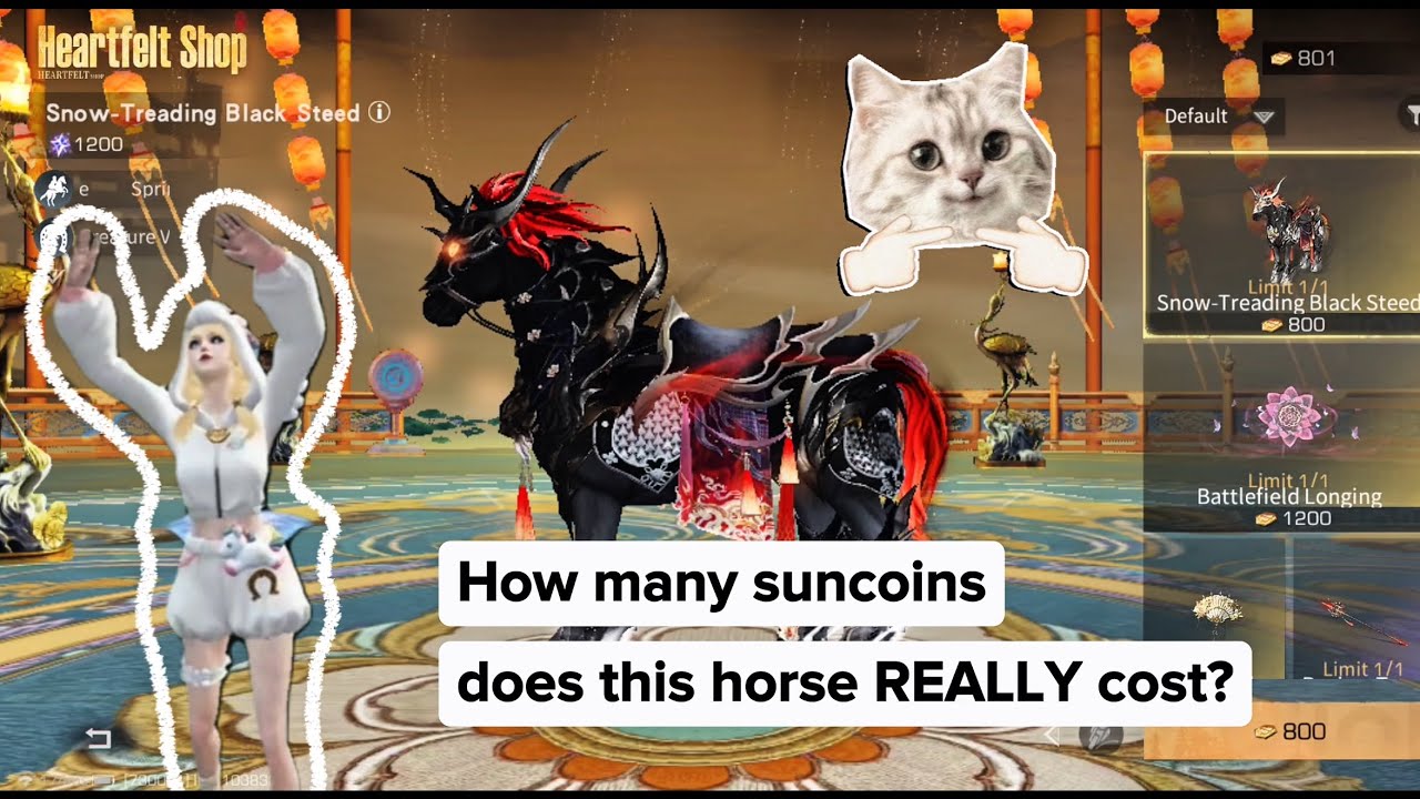 Farewell My Concubine Collection gacha horse skin - Part 2 | LifeAfter ...