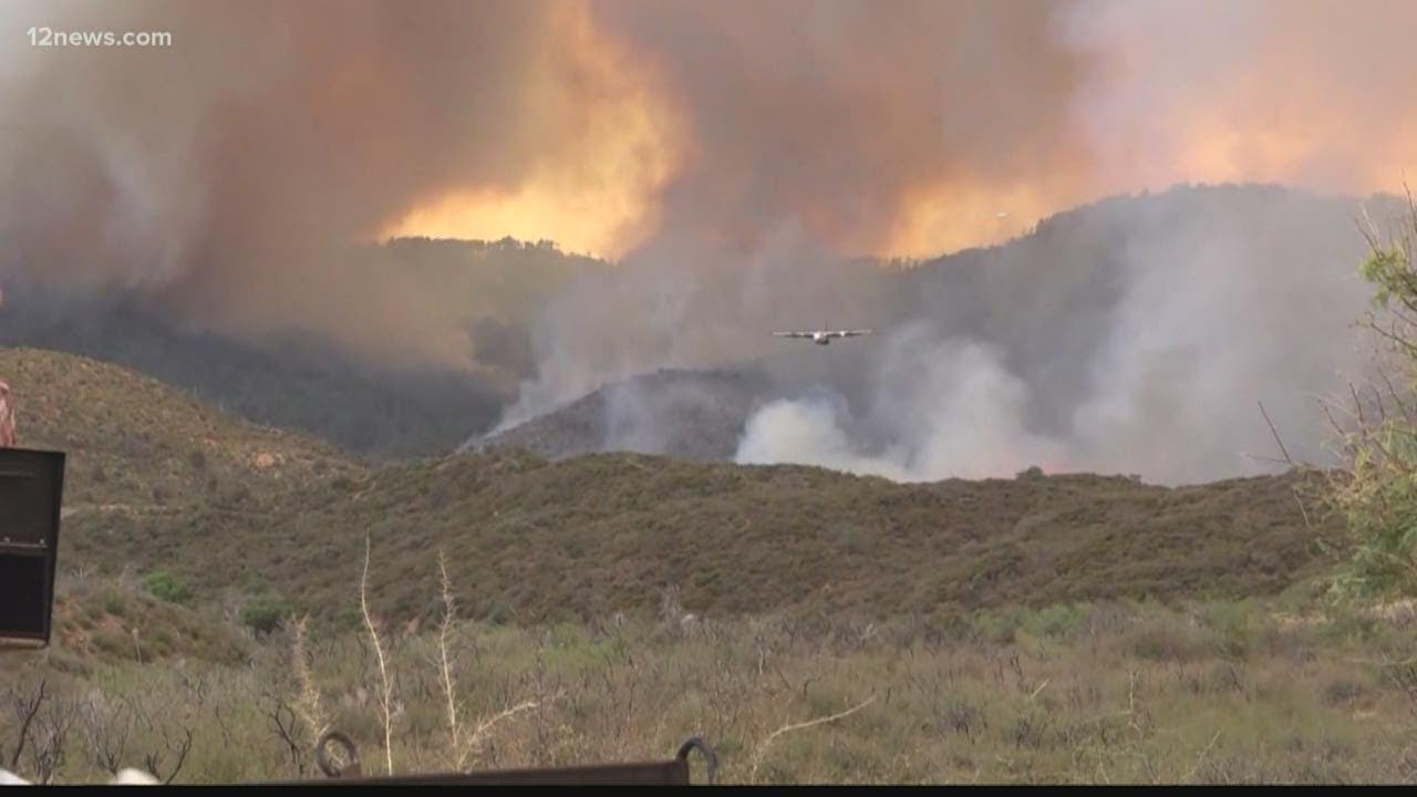 Evening update on wildfires burning in Arizona on June 15 - YouTube