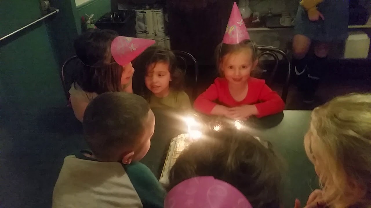 Emma's 3rd birthday party - YouTube
