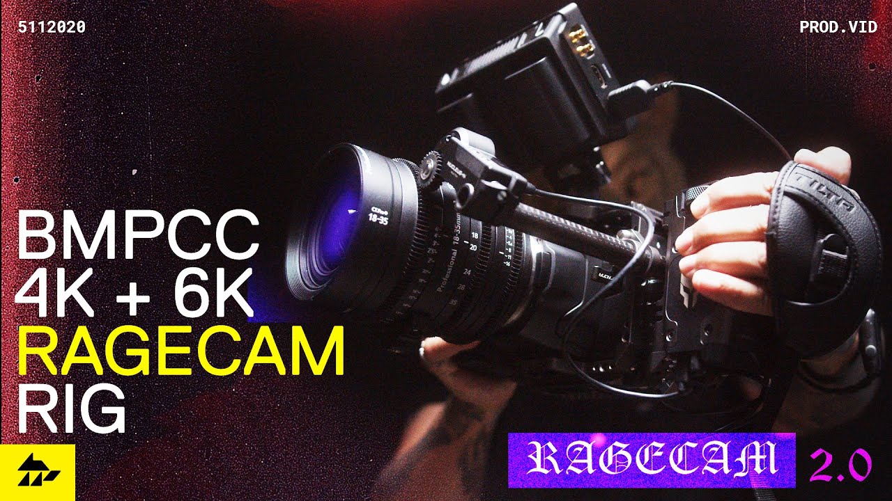 BMPCC 4K + 6K Handheld Rig The RageCam 2.0! - YouTube