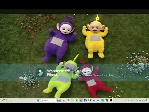 TELETUBBIES HAYMAKING BACKWARDS