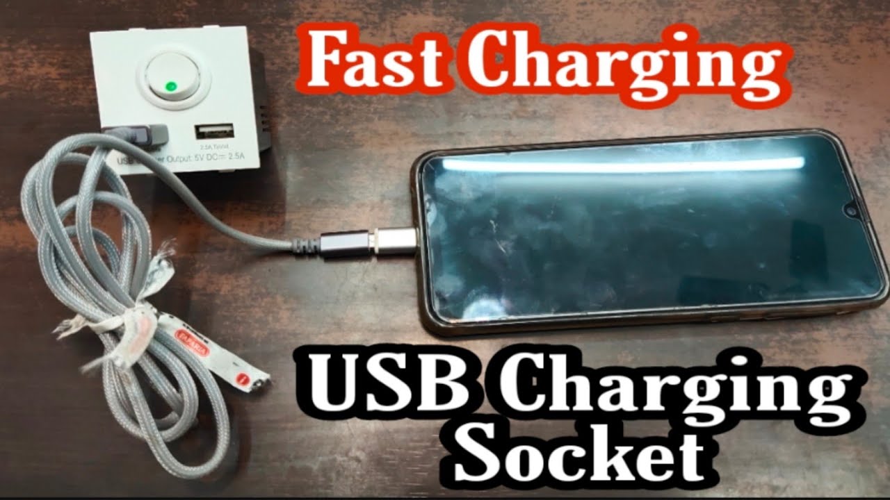 USB socket in switchboard |diy| usb charger electric board|best idea ...