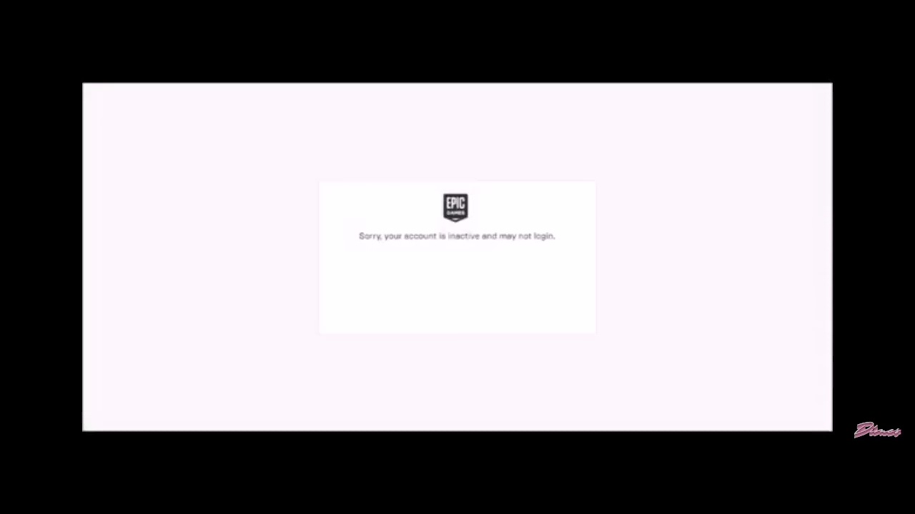 Inactive fortnite account - YouTube