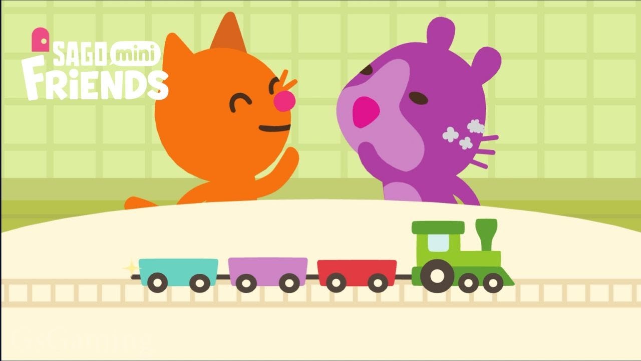Sago Mini Friends: Jinja and Rosie play train together | GsGaming - YouTube