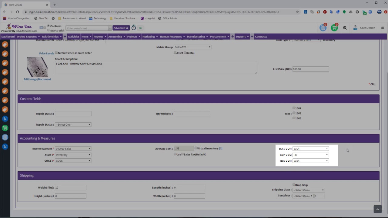 2020 WebSite Advanced Inventory - YouTube