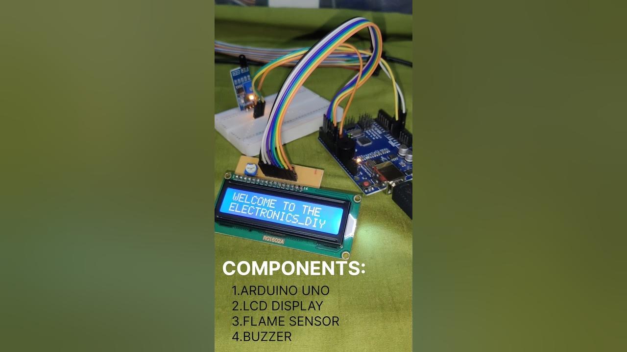 DIY-🔥Fire Alarm🔊 || Flame Sensor Alarm Using Arduino Uno #shorts #diy #fire #arduino - YouTube