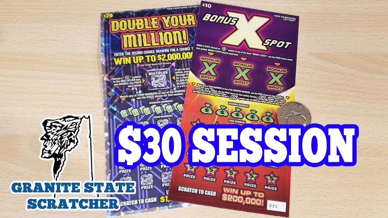 $30 IN can I get a WIN?! New Hampshire Lottery Scratch Tickets: Double ...