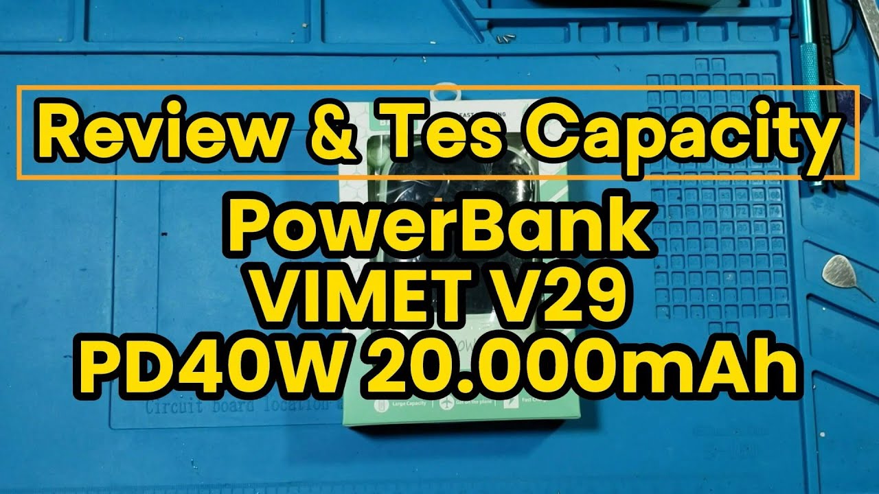 VIMET V29 20 000mAh PD40W, Powerbank paling Worth it di harga nya ...
