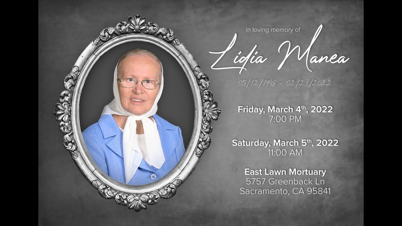 Lidia Manea - 03-04-22 - Friday Memorial Service - YouTube