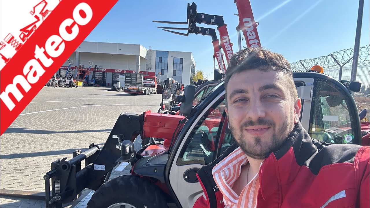 Regeneration DPF on Manitou MT625 Telehandler - YouTube