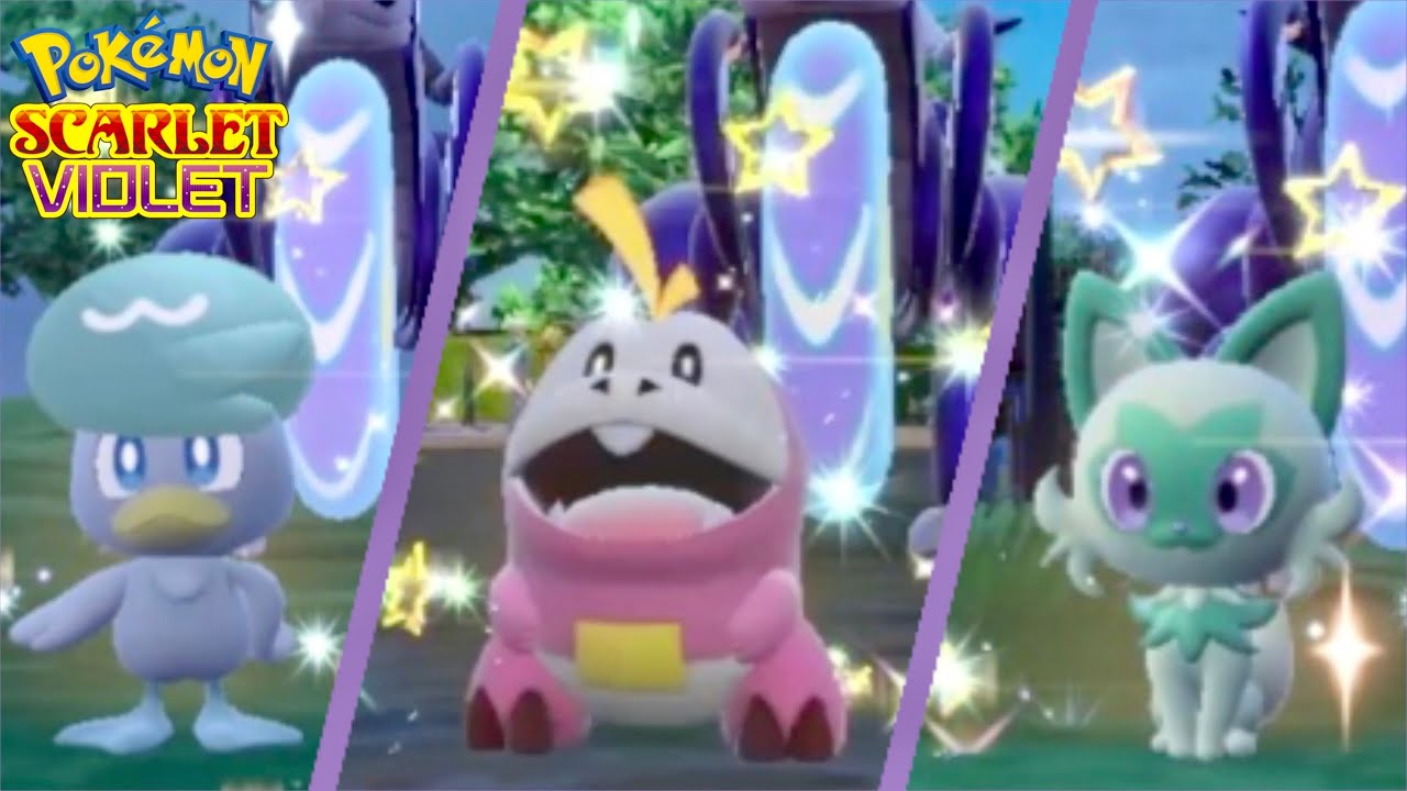 Hatching All Shiny Gen 9 Starters In Pokémon Scarlet & Violet - YouTube