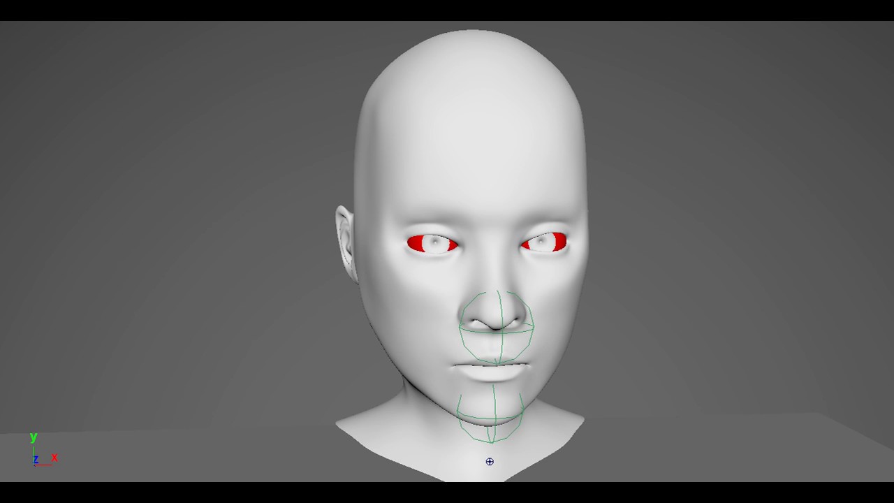 Maya Facial Rig and Blendshapes - YouTube