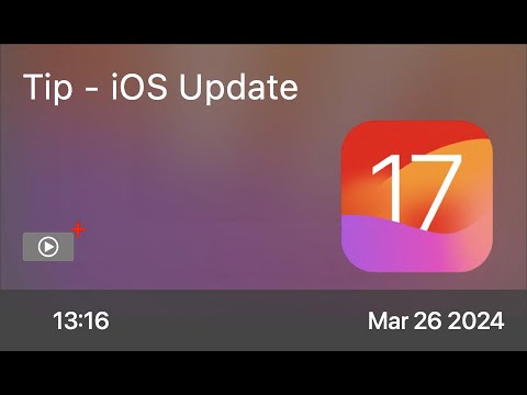 Tip - iOS Update - Preview - YouTube