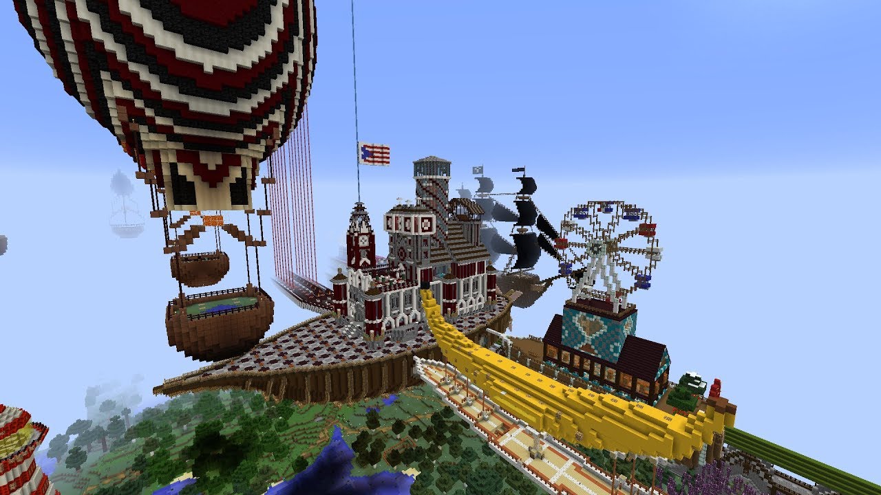 Minecraft Steampunk Airship Dock