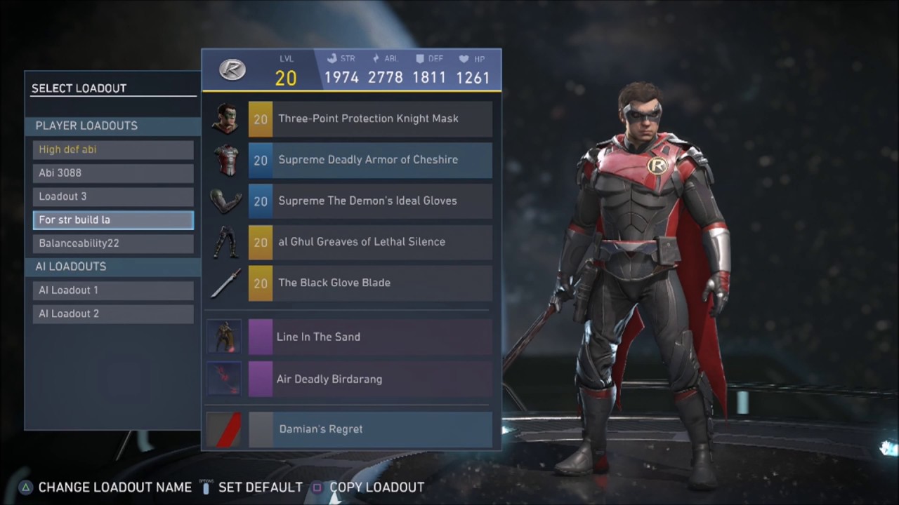 Injustice 2 Get Robin Demon Born Epic Sword - YouTube