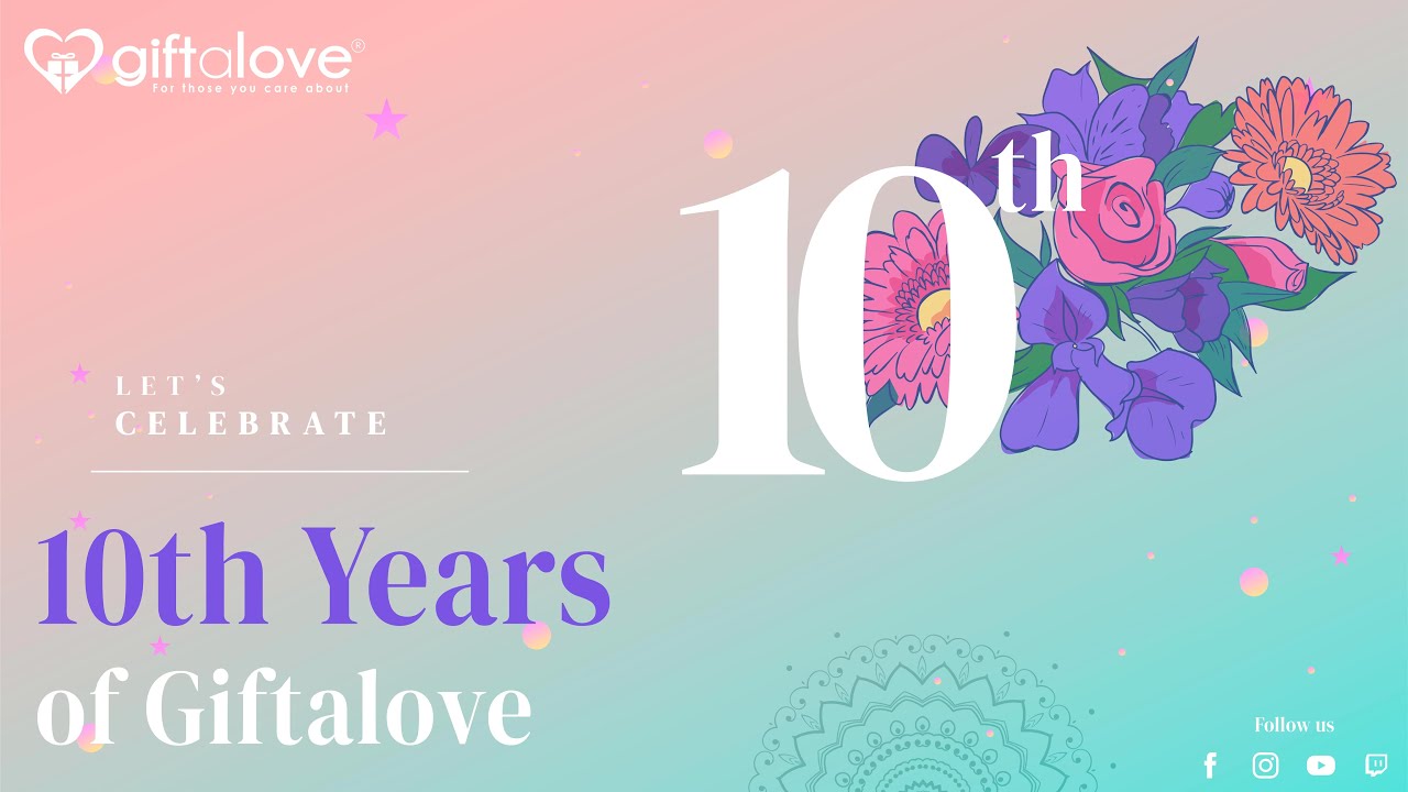 Giftalove marks 10 glorious years of success and happiness 🎉 🥳 - YouTube