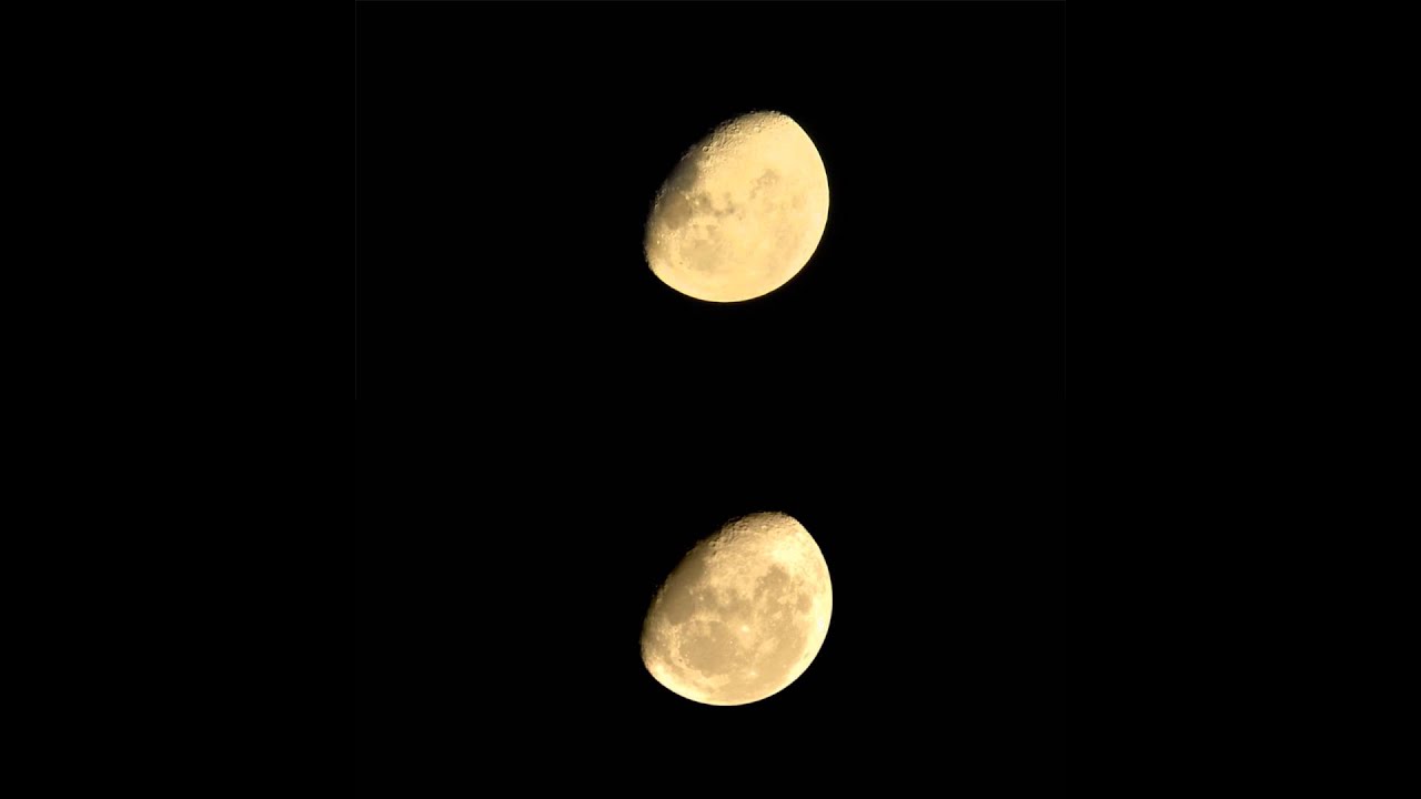 Moon tracking camera test - YouTube
