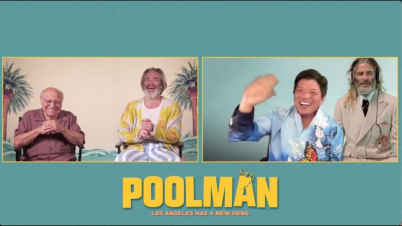 Chris Pine, Danny DeVito Talk “Poolman” - YouTube